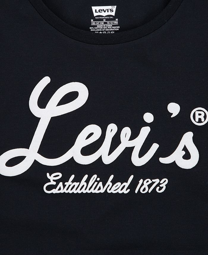 Levi's Toddlers Script Logo Graphic T-Shirt - Macy's