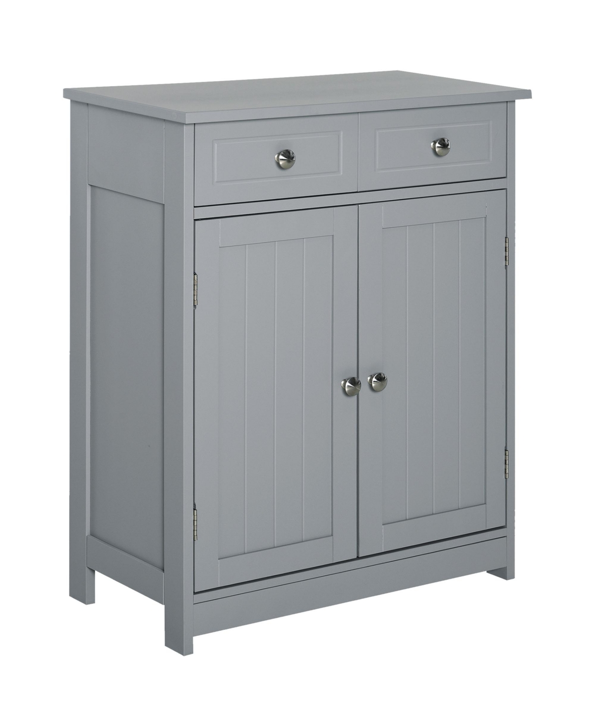 Click here for kleankin Wooden Bathroom Floor Cabinet with 2 Door... prices
