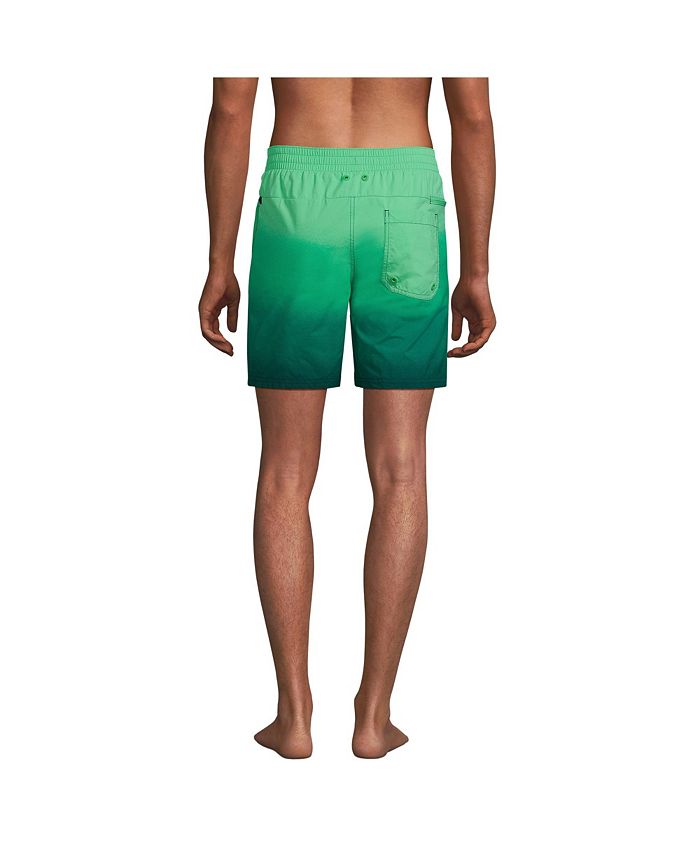 Lands' End Men's 7" Volley Swim Trunks - Macy's