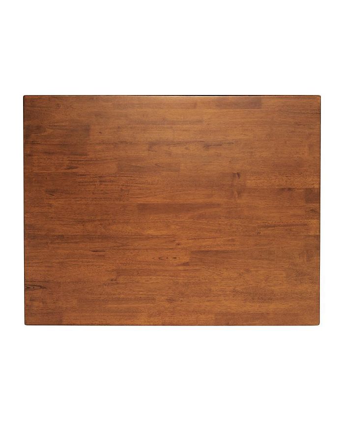 MERRICK LANE Finnley Wooden Dining Table With Sculpted Legs - Macy's