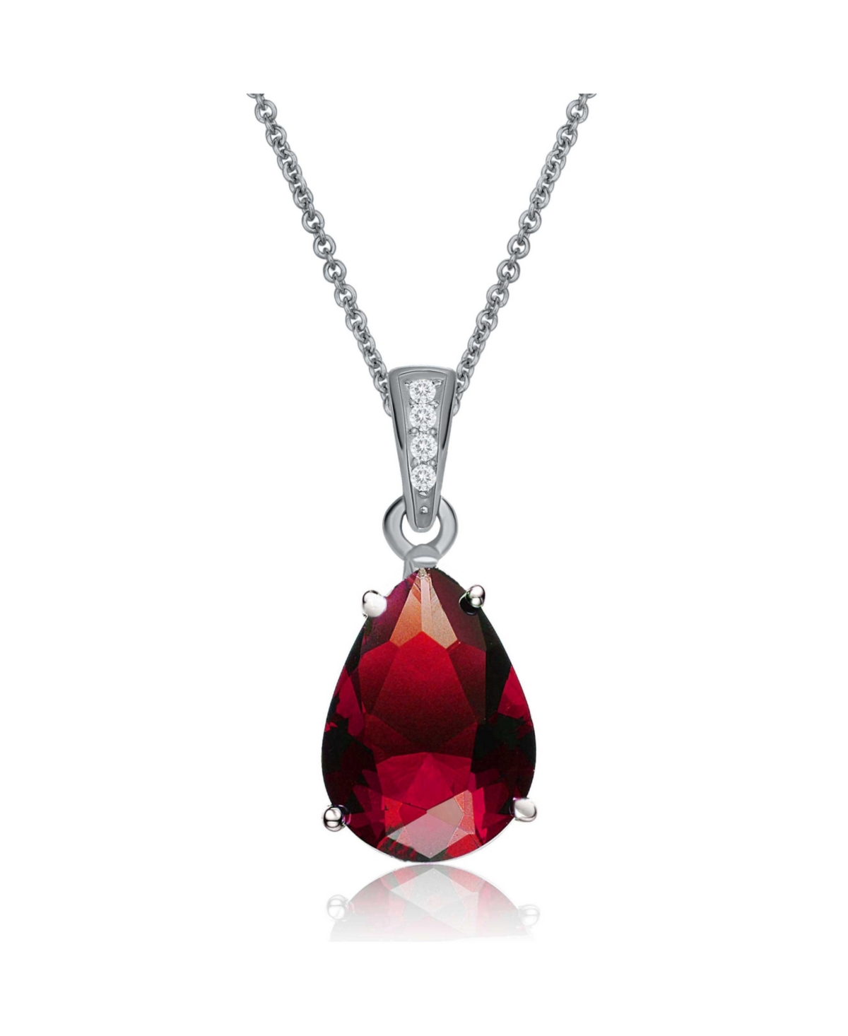 Click here for Sterling Silver Colored Cubic Zirconia Pear Shape... prices