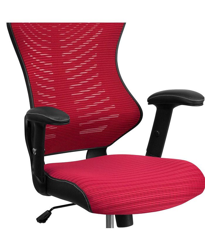 EMMA+OLIVER High Back Designer Mesh Executive Ergonomic Office Chair W ...