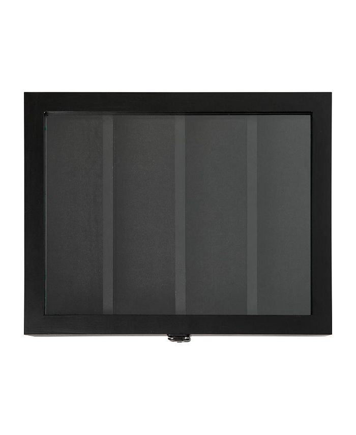 HBCY Creations Medals Display Case - Solid Wood With Acrylic Window ...