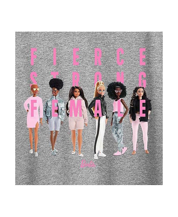 Hybrid Apparel Trendy Plus Size Fierce, Strong Barbie Graphic T-Shirt ...