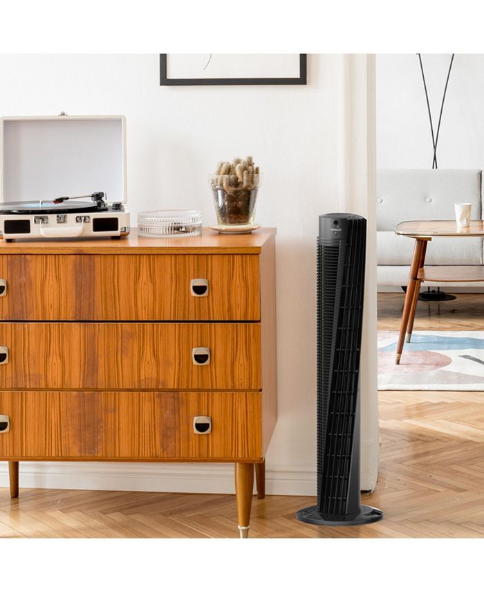 Vornado OSC73 37" Whole Room Air Circulator Tower Fan with Remote ...
