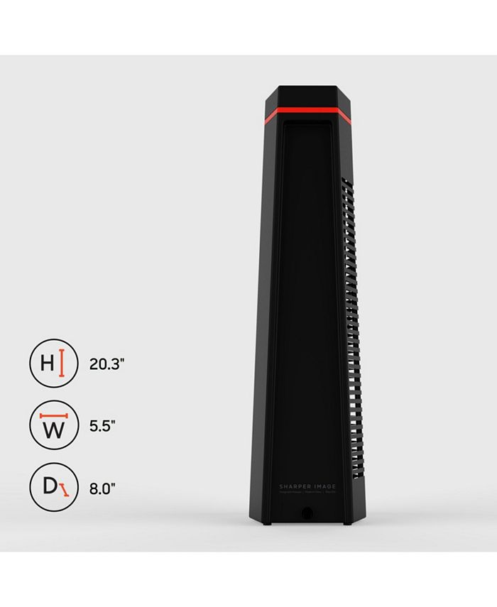 Sharper Image Rise 20H Tower Space Heater with 3 Heat Settings - Macy's