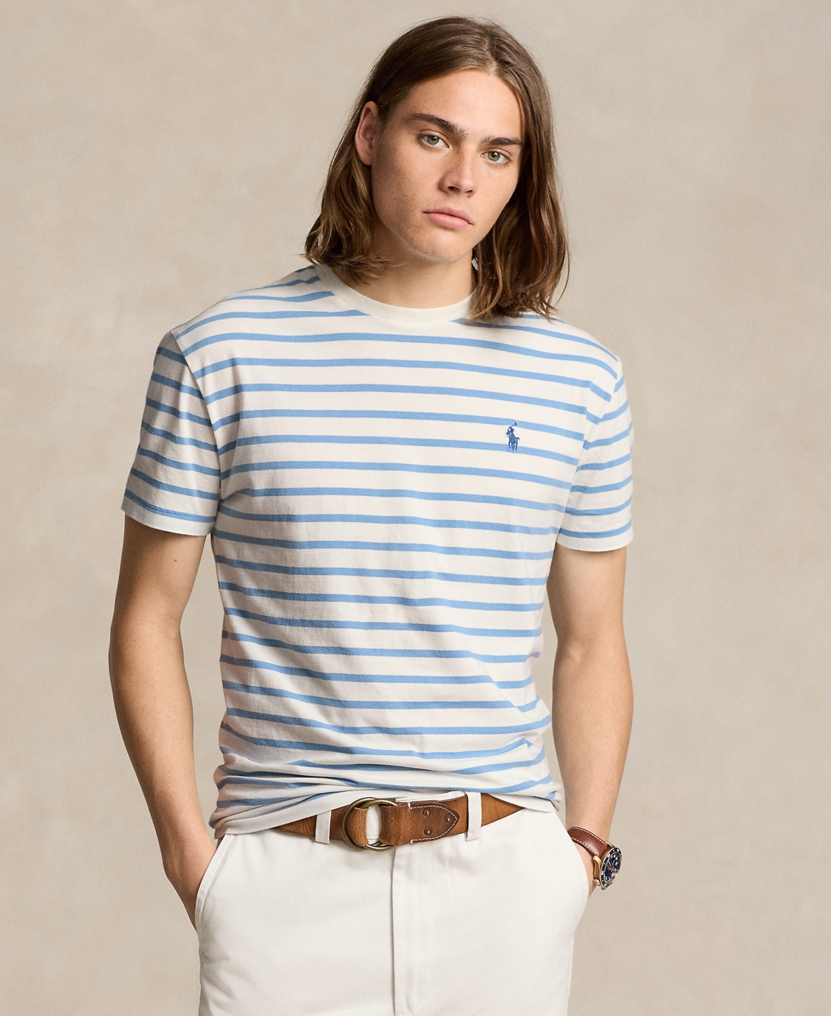 Click here for Polo Ralph Lauren Mens Classic-Fit Striped Cotton... prices