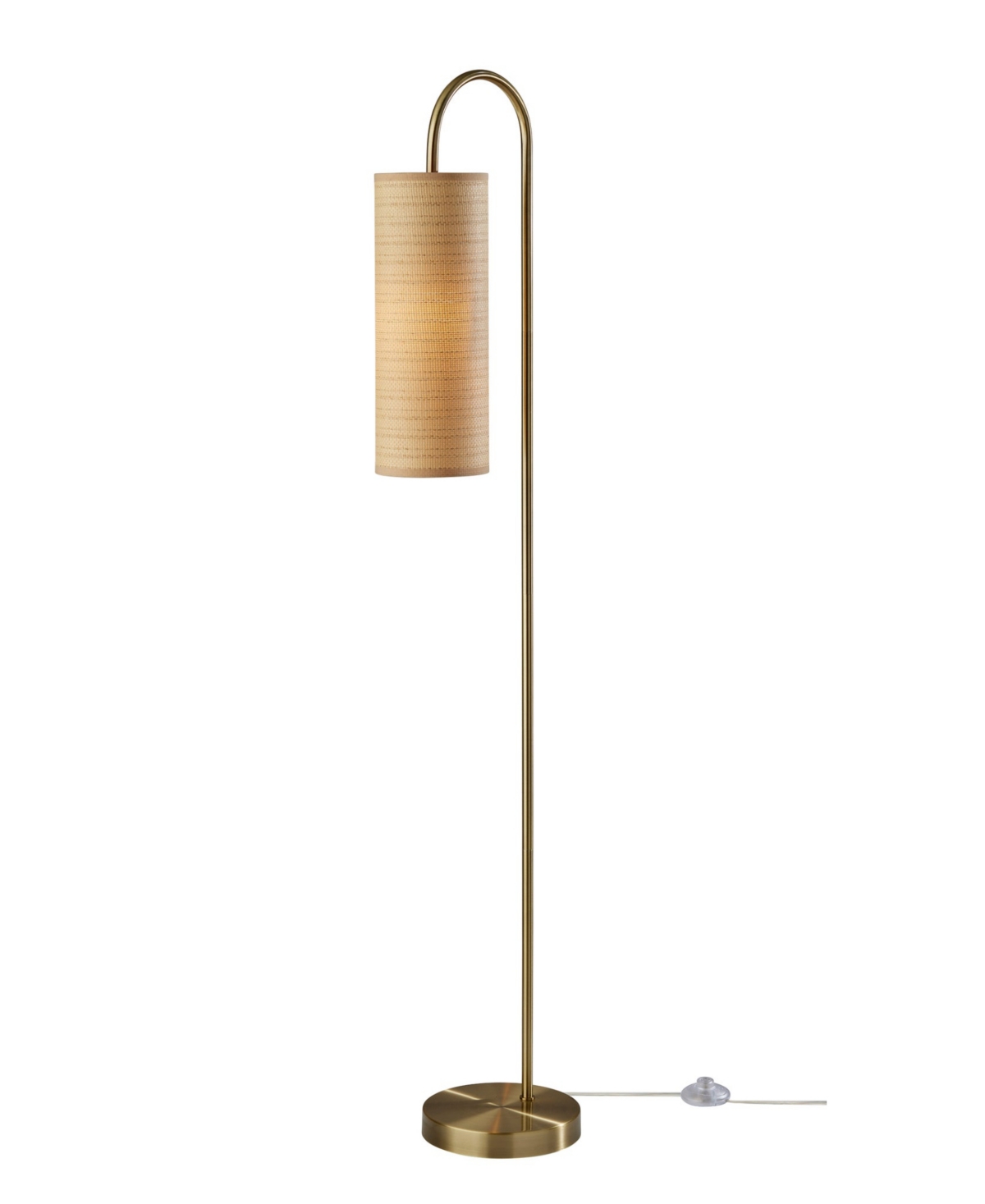 Click here for Adesso 60 Mendoza Floor Lamp - Antique-Like Brass prices