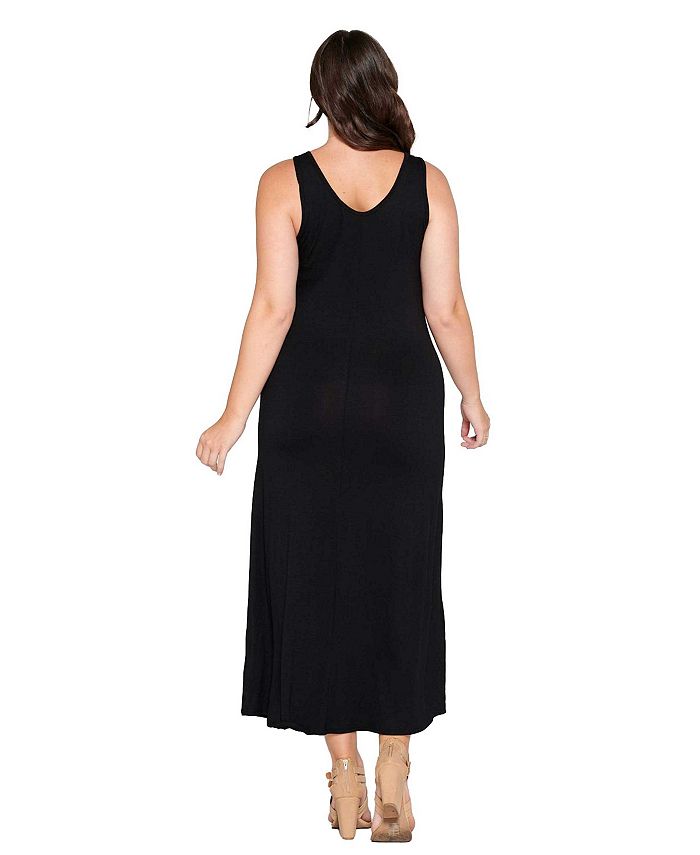 L I V D Plus Size Everyday Essential Tank Maxi Dress - Macy's
