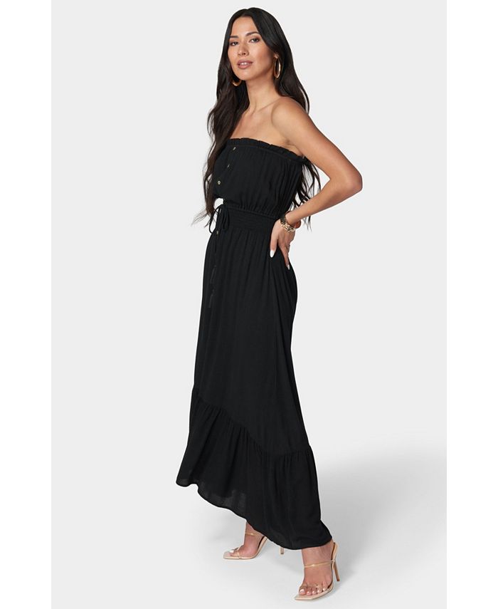 Bebe Women's Strapless Maxi Dress - Macy's