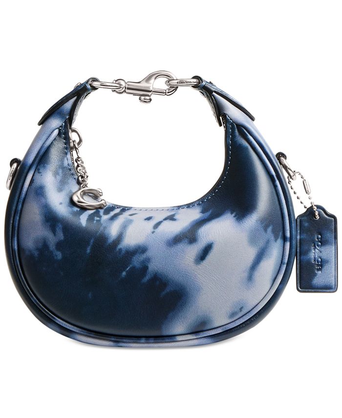 COACH Jonie Tie-Dye-Print Mini Leather Bag - Macy's
