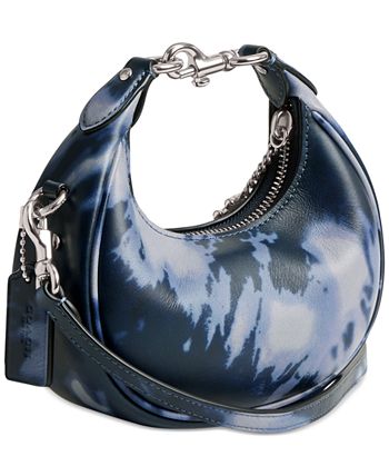 COACH Jonie Tie-Dye-Print Mini Leather Bag - Macy's
