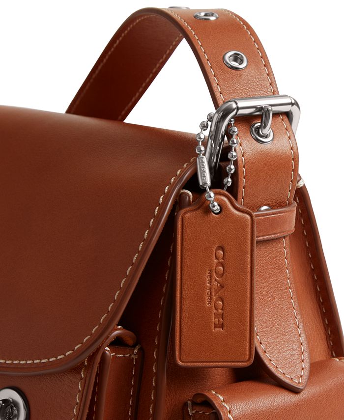 COACH Cargo Turnlock Soft Tabby Leather Shoulder Bag - Macy's