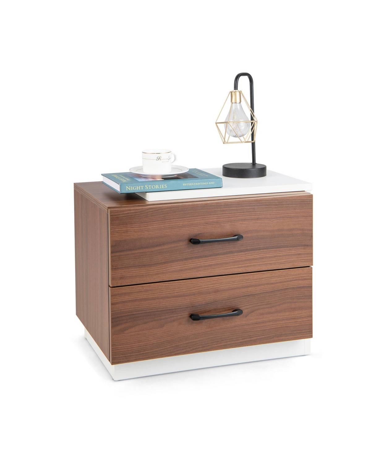 Click here for Sugift Modern Nightstand with 2 Drawers for Bedroo... prices