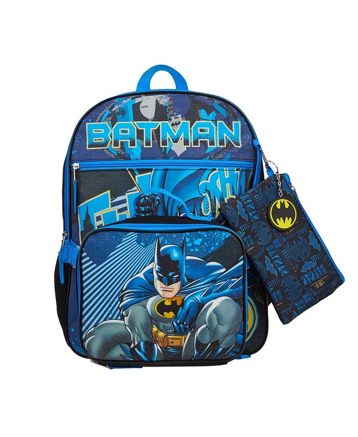 Batman Boy's 5 PC Backpack Set - Macy's