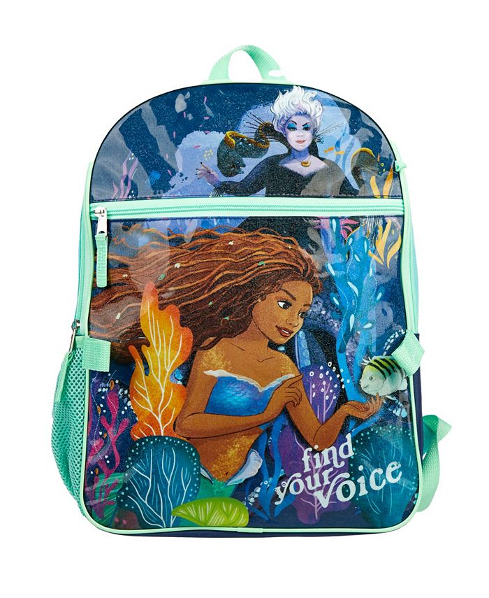 Little Mermaid Girl's 5 PC Backpack Set - Macy's