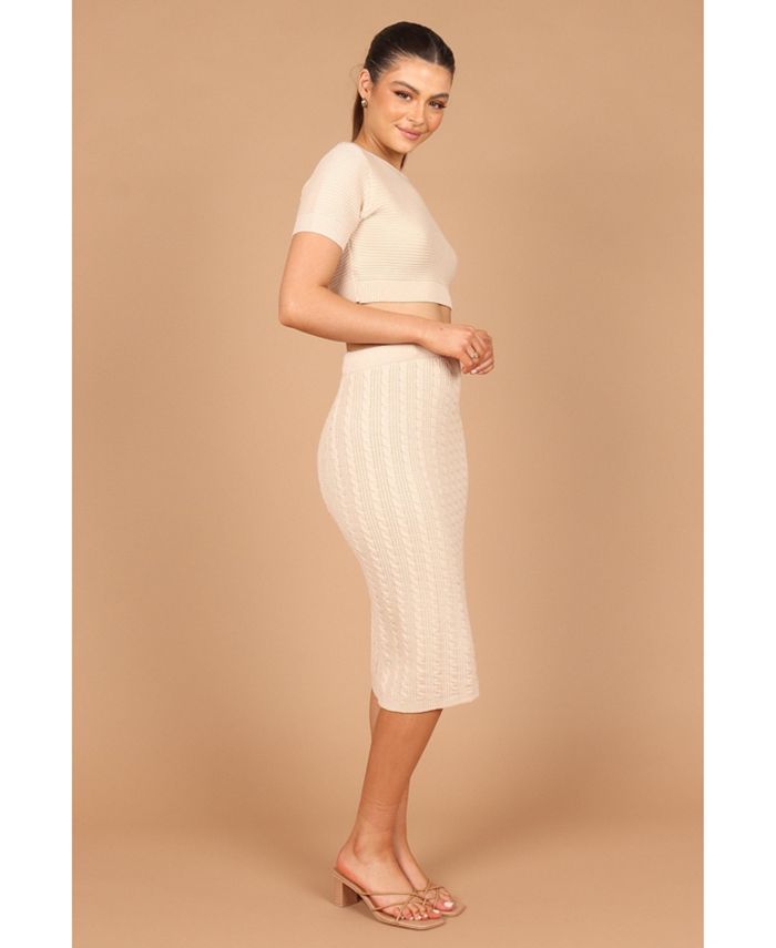 Petal and Pup Women's Ella Cable Knit Two Piece Set - Macy's