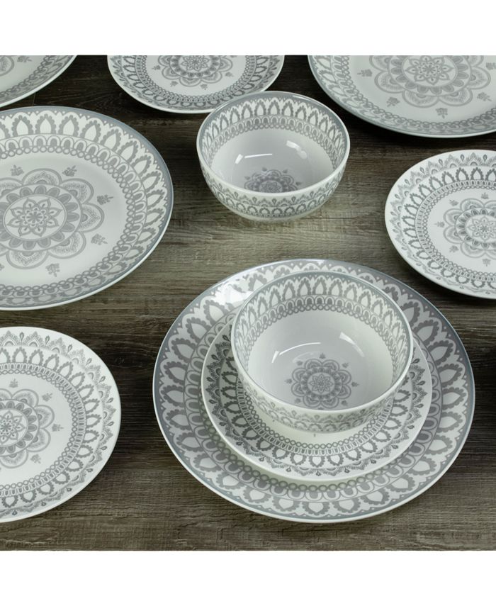 BIA Cordon Bleu Arabesque 12-Piece Dinnerware Set, Service for 4 - Macy's