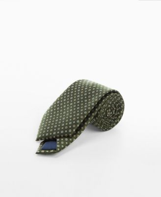 MANGO Men's Geometric Patterned Tie - Macy's