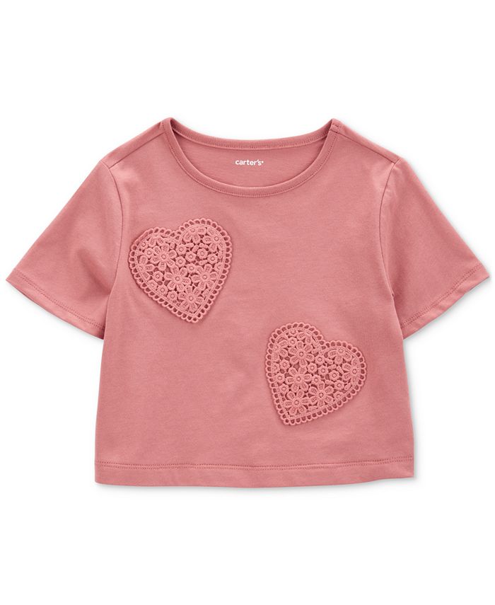 Carter's Toddler Girls Heart Boxy-Fit Graphic T-Shirt - Macy's