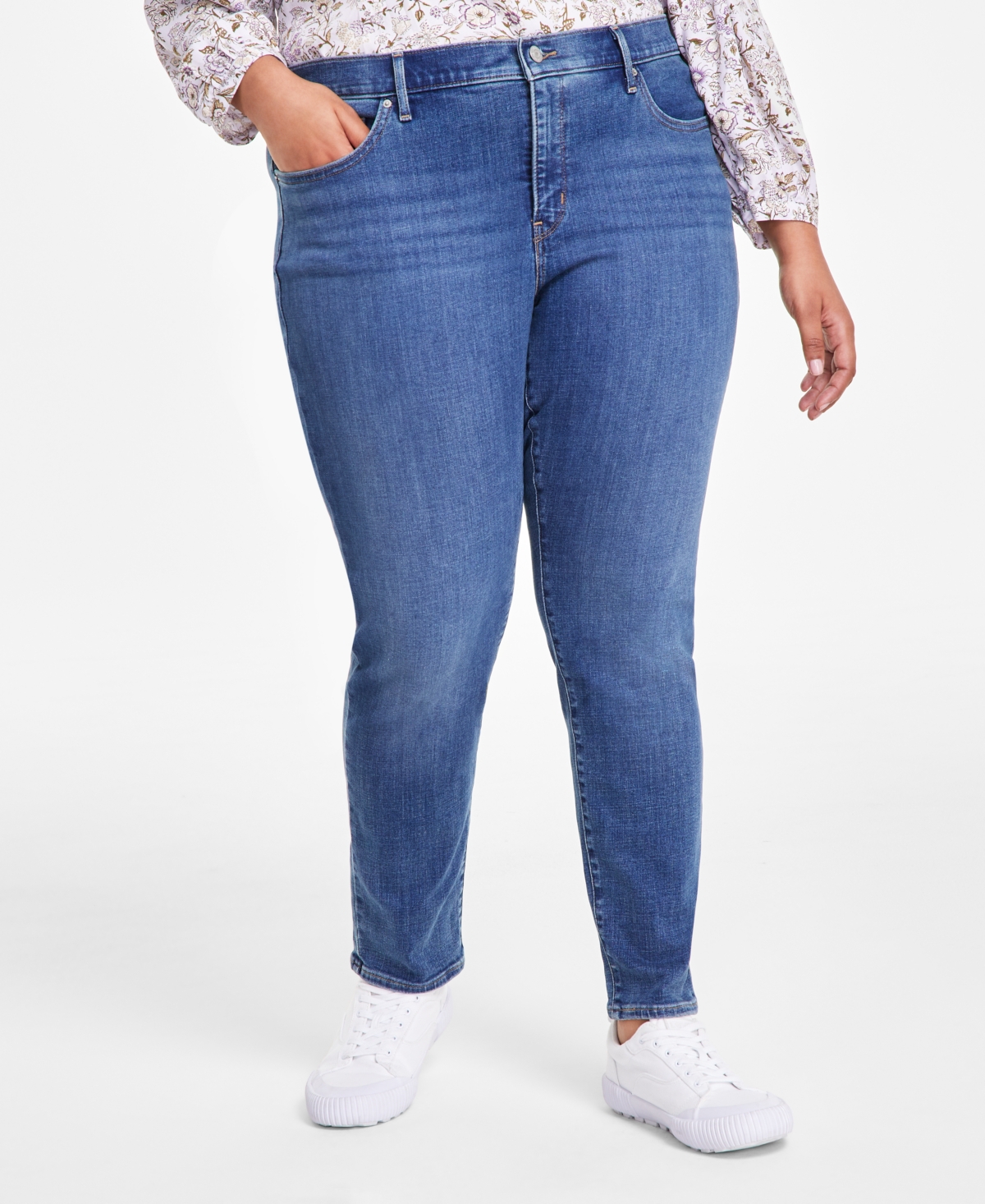Levis Trendy Plus Size 311 Shaping Skinny Jeans - Lapis Gallop