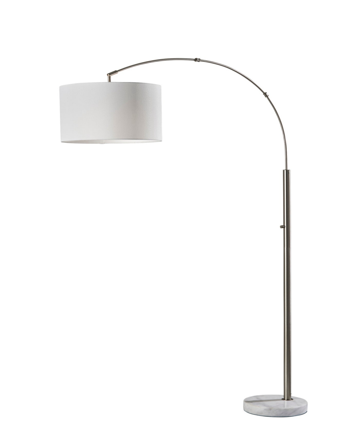 Click here for Adesso 71 Rigley Arc Lamp - Brushed Steel prices