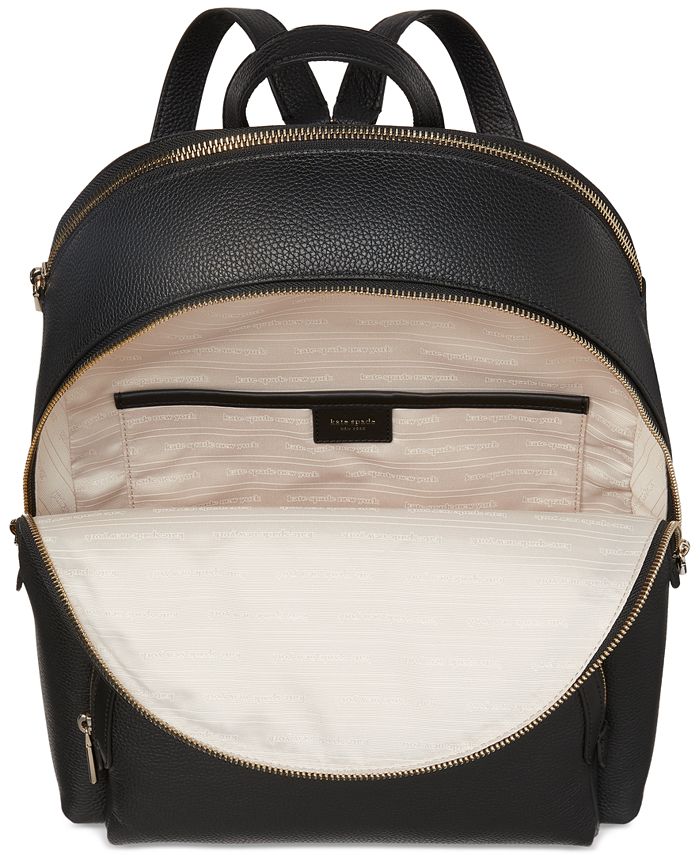 kate spade new york Hudson Pebbled Leather Large Backpack - Macy's