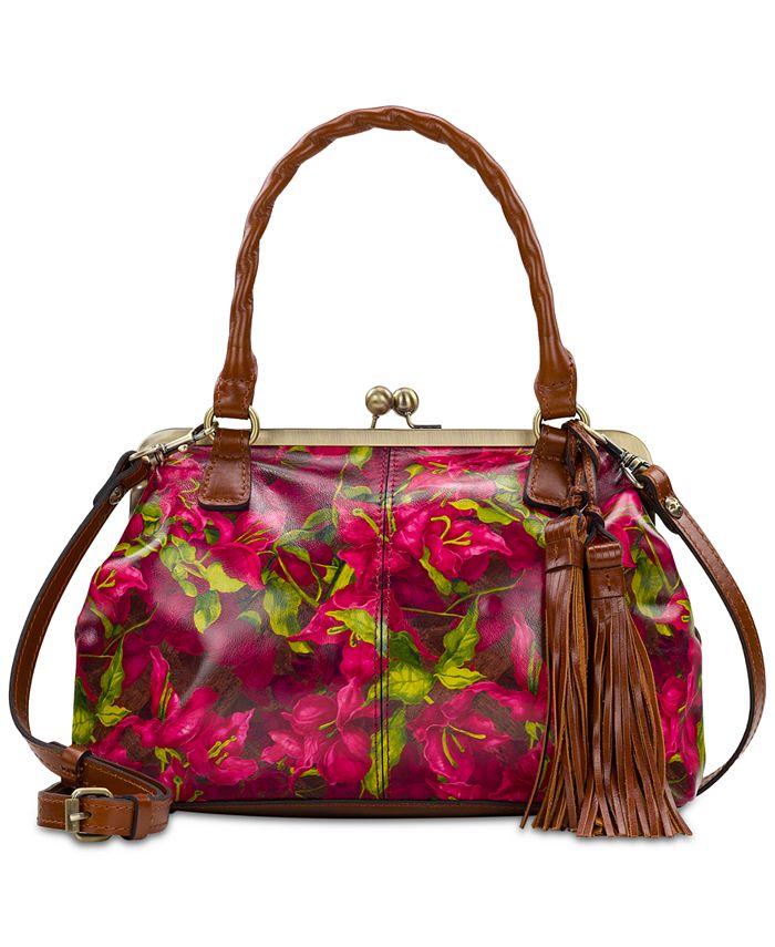 Patricia Nash Rora Frame Medium Leather Satchel - Macy's