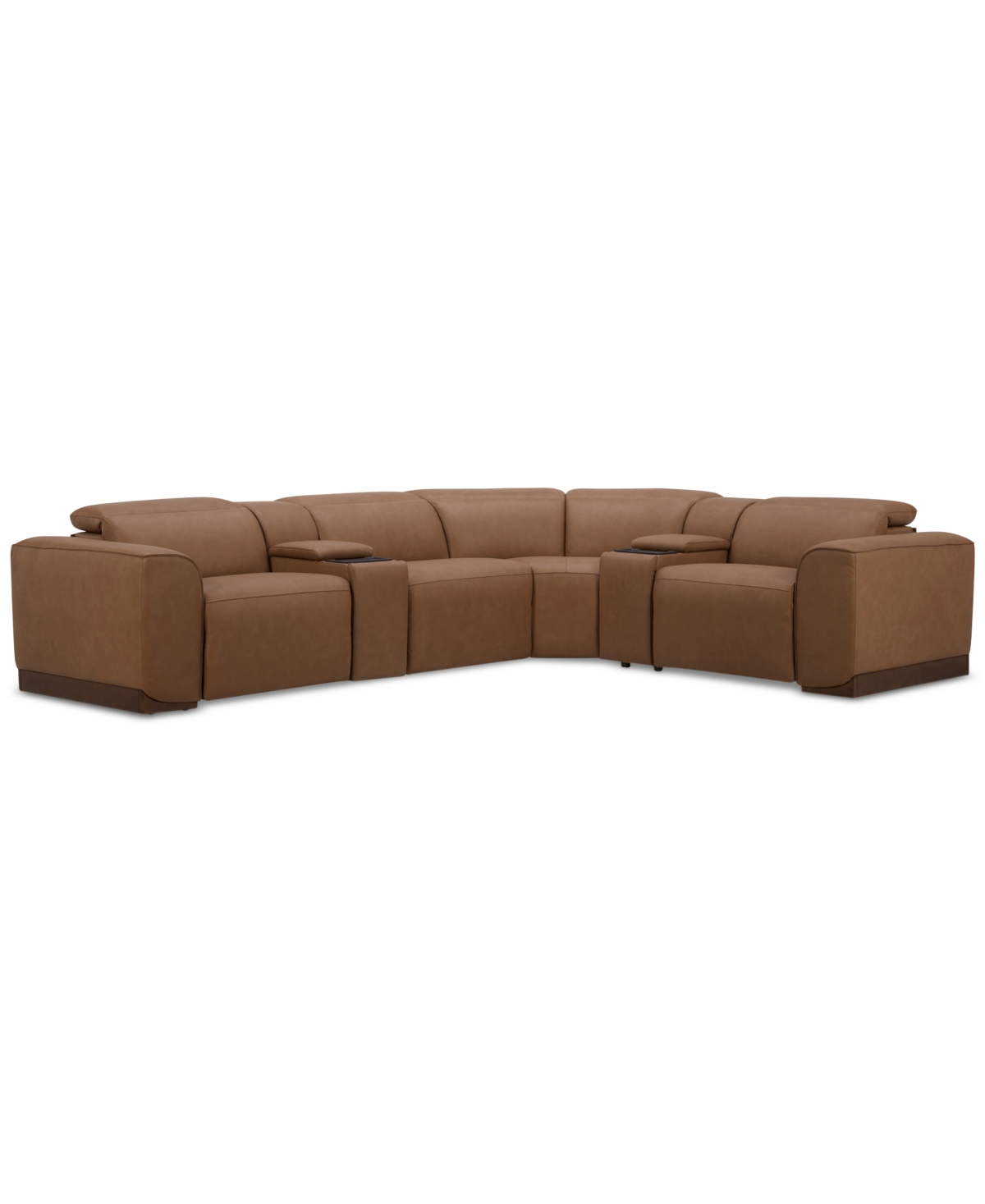 Click here for Lovro 6-Pc. Leather Sectional with 2 Power Motion... prices