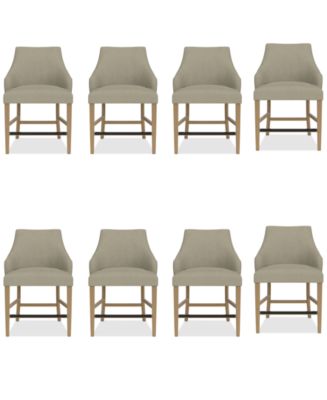 Nelin 8pc Counter Height Chair Set - Macy's