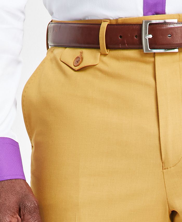 Tayion Collection Men's Classic-Fit Solid Suit Separate Pants - Macy's