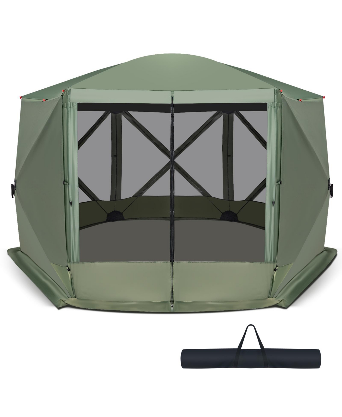 Click here for 1.5 X 11.5 Ft 6-Sided Pop-up Screen House Tent Wit... prices