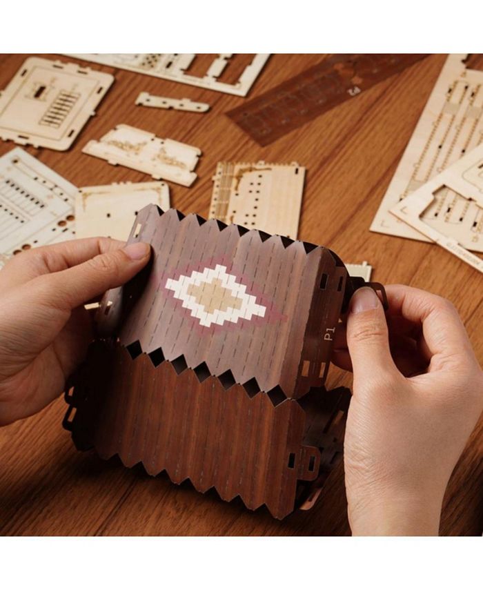 Flash Popup DIY 3D Wood Puzzle - Accordion - 156pcs - Macy's