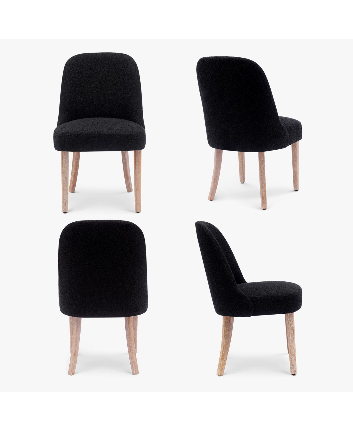 Click here for Mid-Century Modern Upholstered Boucle Dining Chair... prices