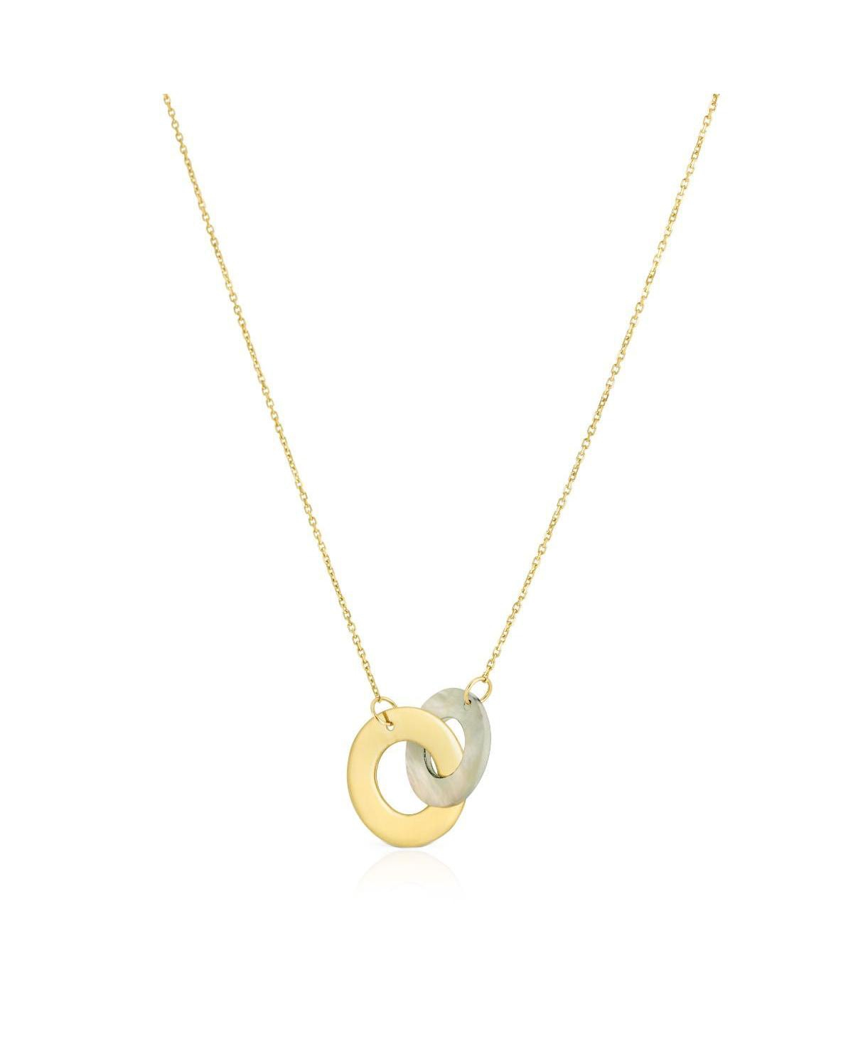 Click here for The Lovery Mother of Pearl and Gold Infinity Neckl... prices