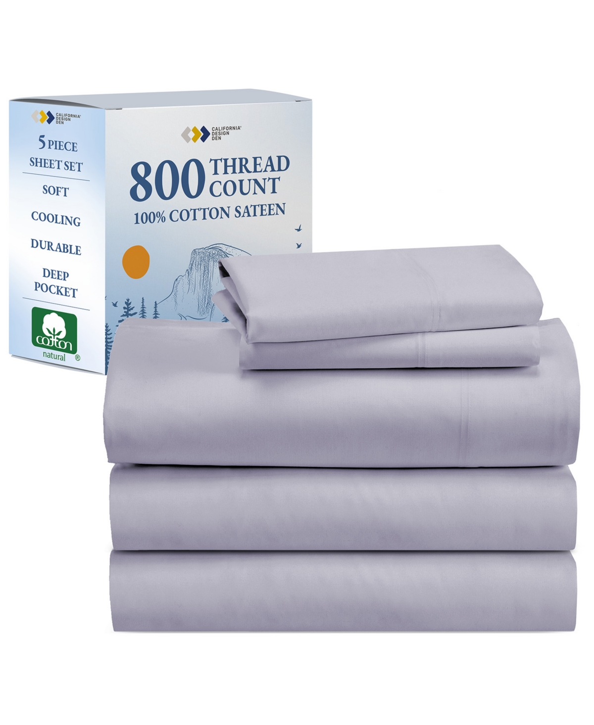 Click here for California Design Den Luxury Bed Sheets Set - 800... prices