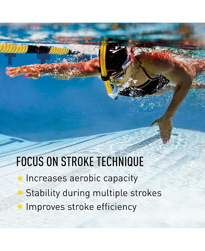 FINIS Original Center-Mount Swimmers Snorkel for Lap Swimming and Swim ...