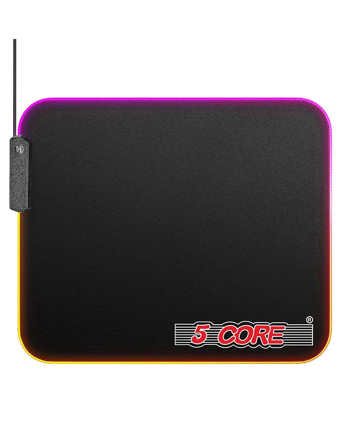 5 Core Mouse Pad RGB Computer Gaming Mouse Pads Desk Mat w/ Anti-Slip ...