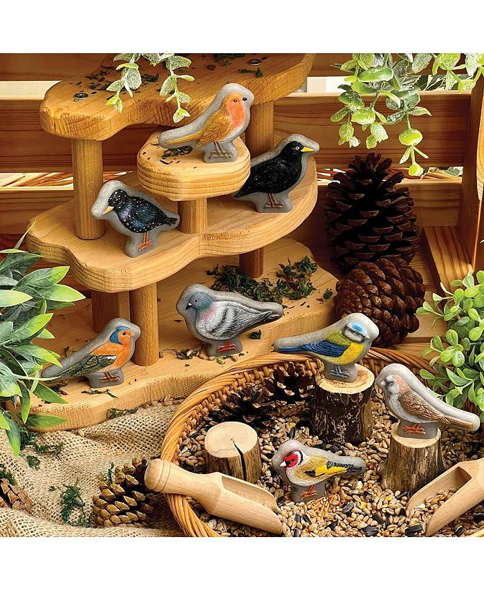 Yellow Door Sensory Play Stones: Birds - Set of 8 - Macy's