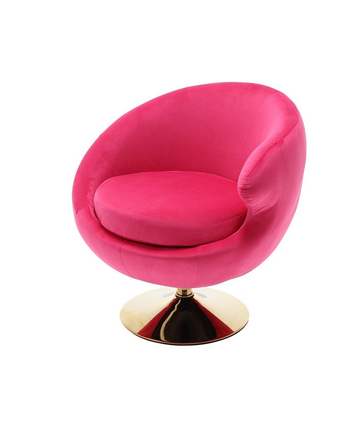 Simplie Fun 360 Degree Swivel Cuddle Chairs, Round Armchairs for Home ...