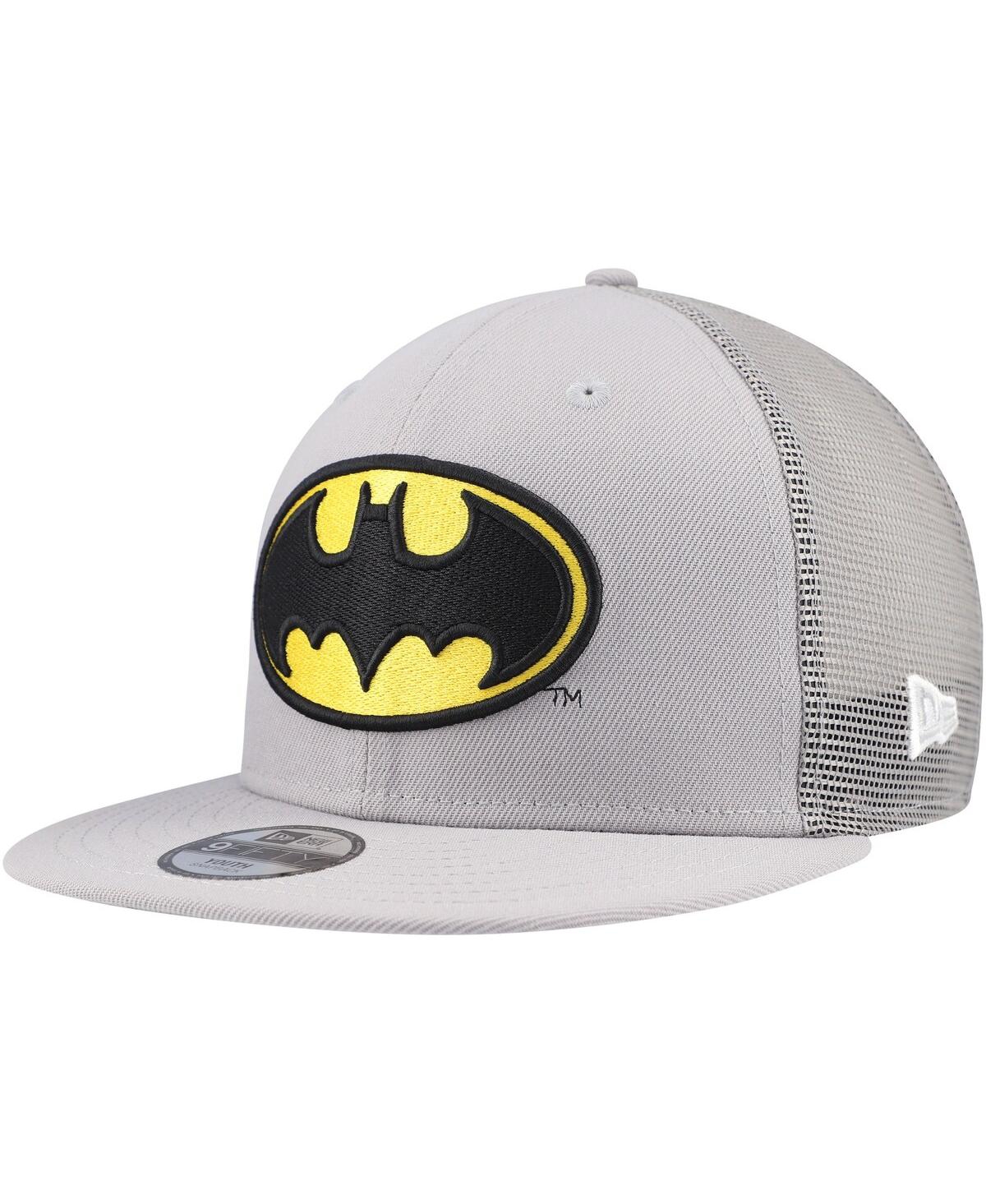 Click here for New Era Big Boys and Girls Gray Batman 9FIFTY Truc... prices