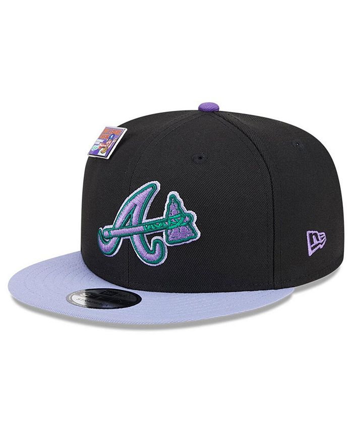 New Era Men's Black/Purple Atlanta Braves Grape Big League Chew Flavor ...