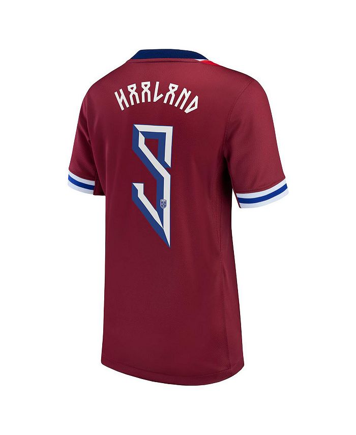 Nike Youth Erling Haaland Red 2024 Home Replica Jersey - Macy's