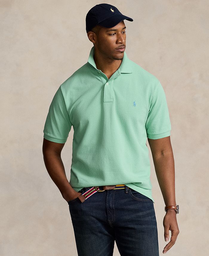 Polo Ralph Lauren Men's Big & Tall The Iconic Mesh Polo Shirt - Macy's