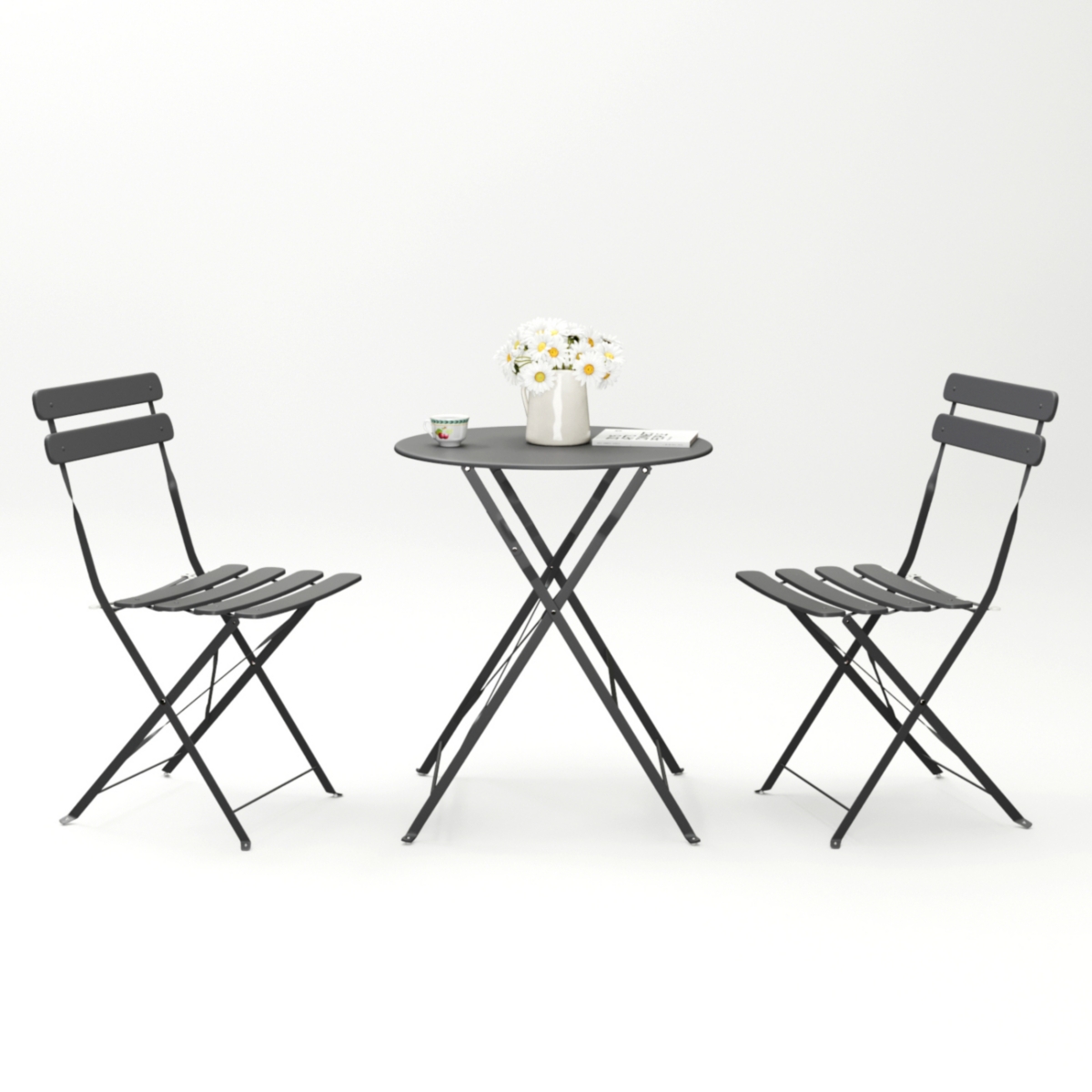 Click here for Simplie Fun 3 Pieces Patio Bistro Balcony Metail C... prices