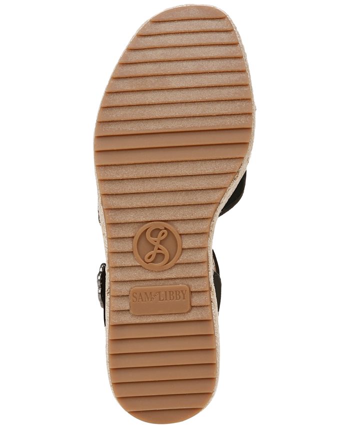 Sam and Libby Women's Corrinne Espadrille Platform Wedge Sandals - Macy's
