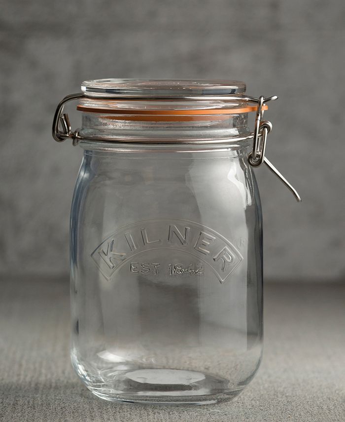 Kilner Set of 4 Square Clip Top Jars - Macy's