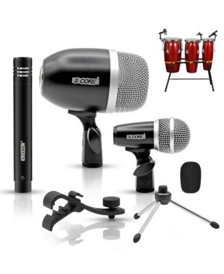 5 Core Conga Mic Cardioid Dynamic XLR Microphone For Kick Drum Snare ...