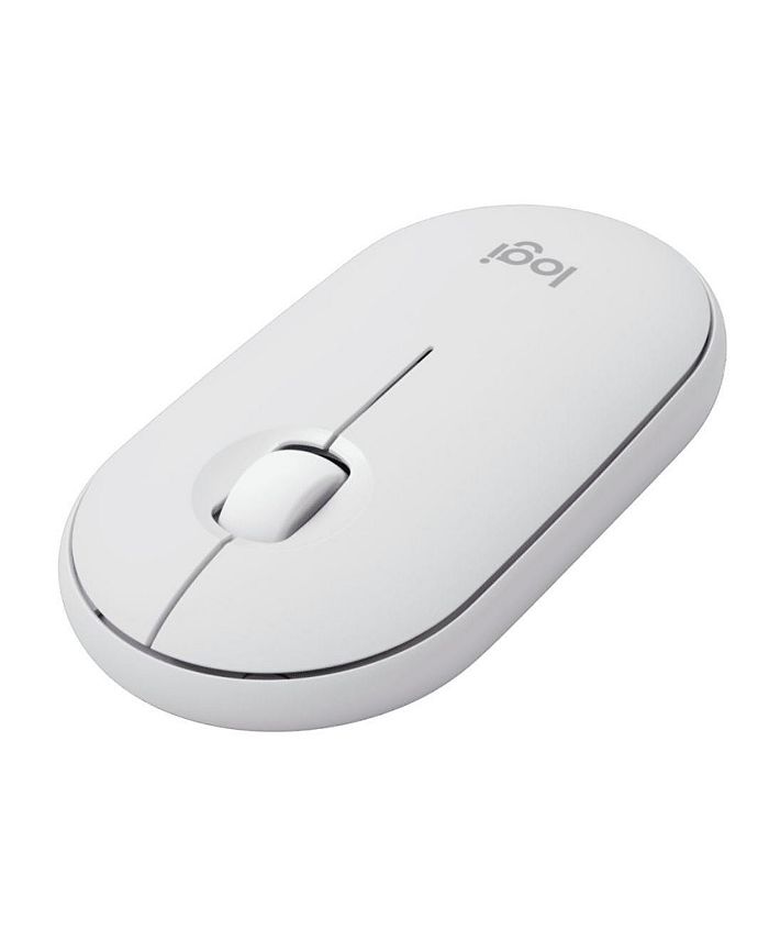 Logitech Pebble Slim Bluetooth Wireless Mouse 2 M350S, Tonal White - Macy's