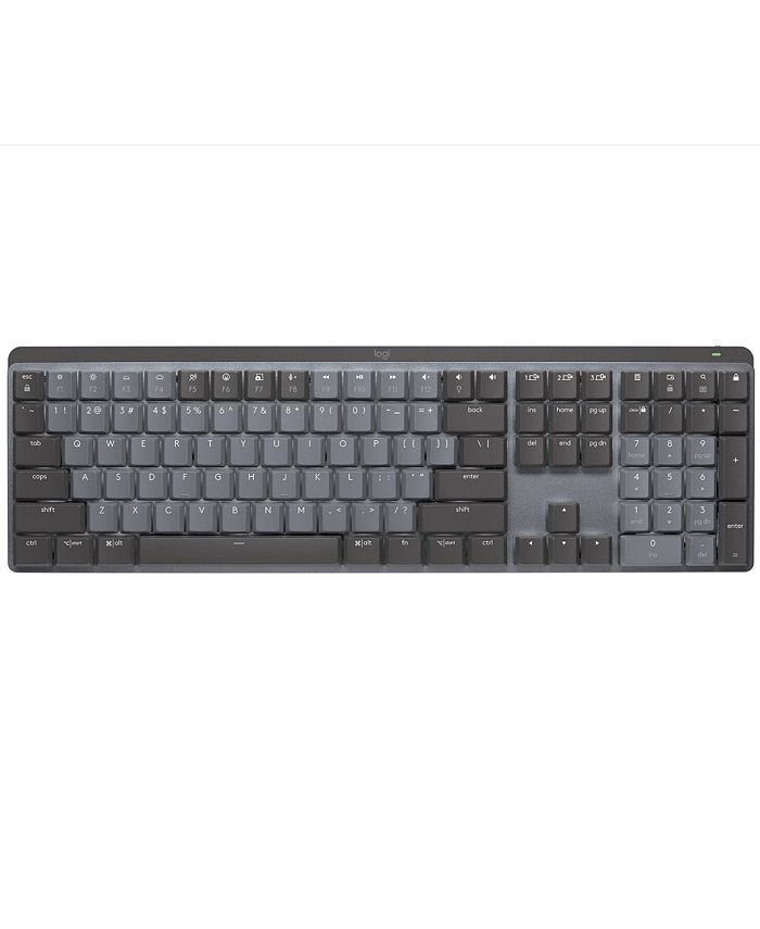 Logitech MX Mechanical Wireless Illuminated Keyboard (Clicky / Graphite ...